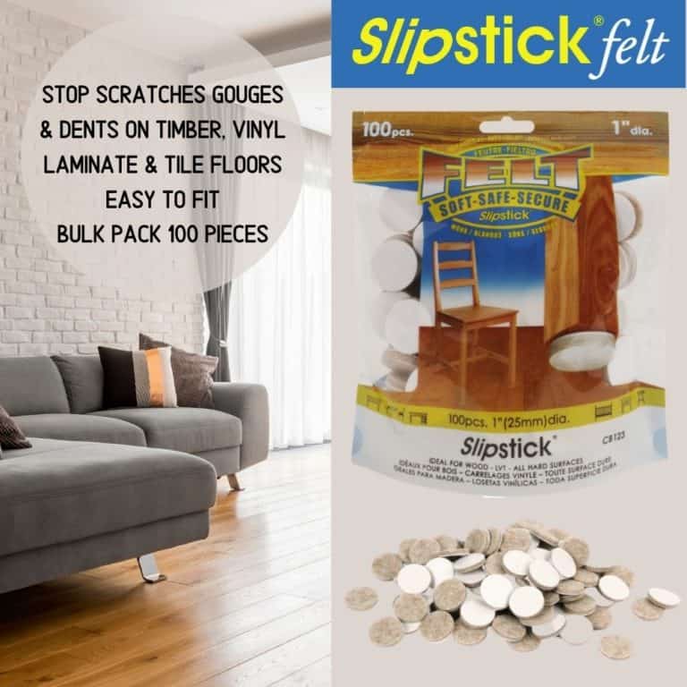 Felt Floor Protector Pads 25mm Round | Furniture Care Products