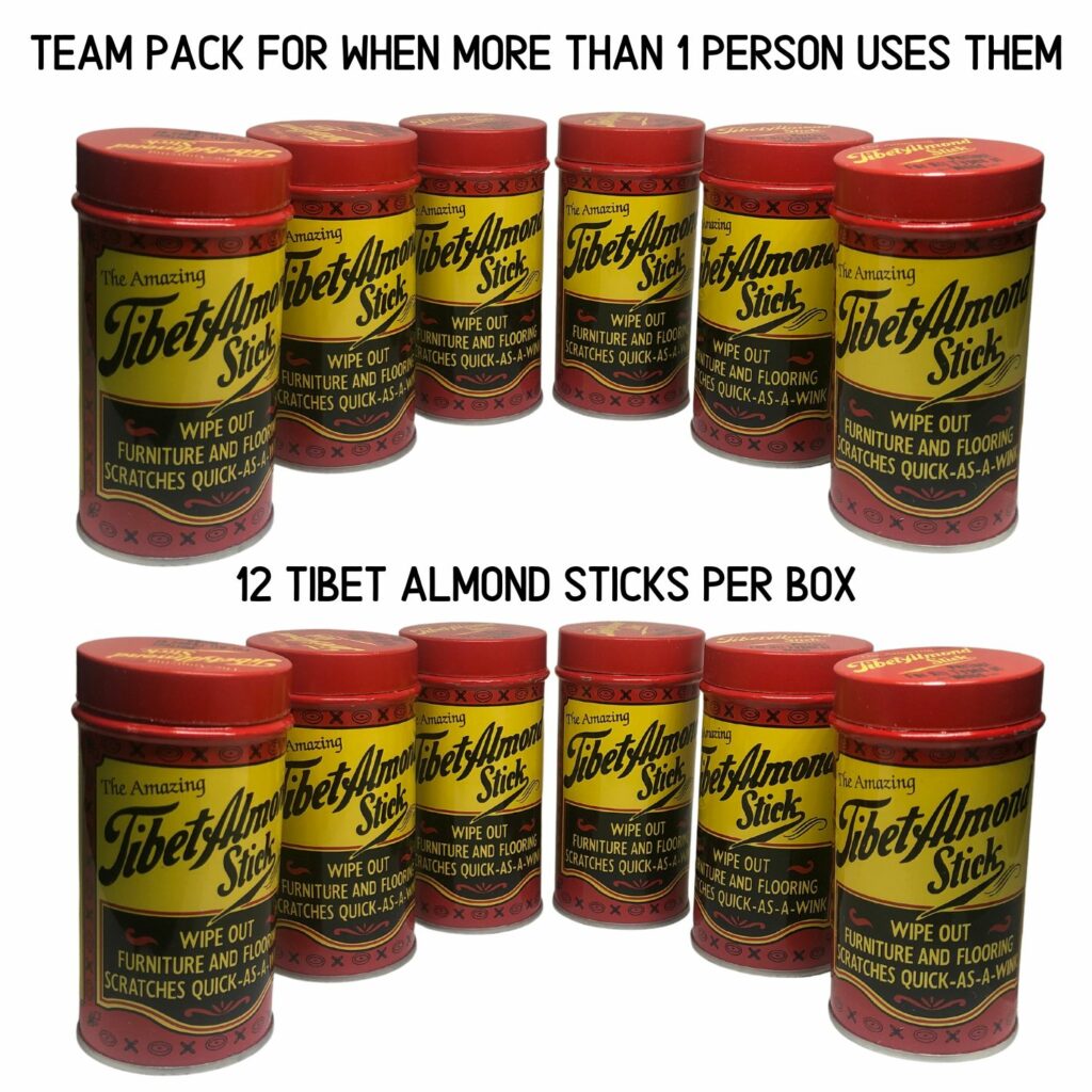 Tibet Almond Stick 12 Pack Colourless Surface Scratch Remover For ...