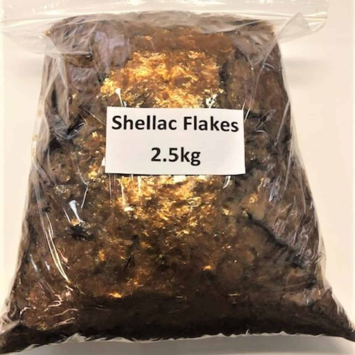 Shellac Flakes Golden Orange | Furniture Care Products