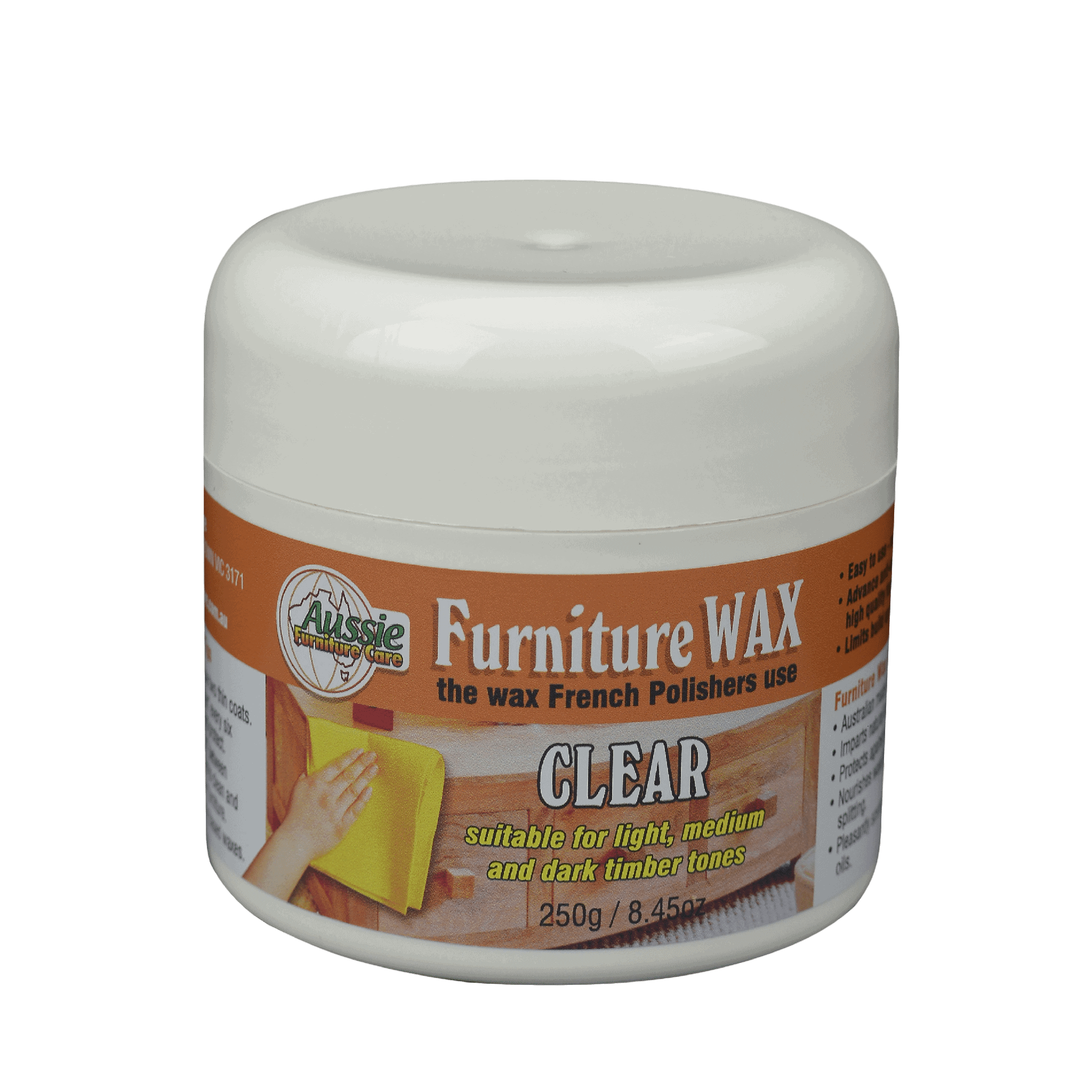 Furniture Wax Beeswax Paste Clear 250gr | Furniture Care Products