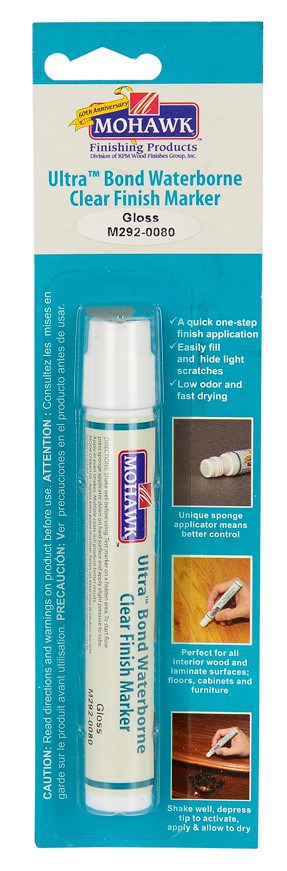 Mohawk Ultra Bond Water-Based Clear Finish Touch Up Pen-Gloss ...