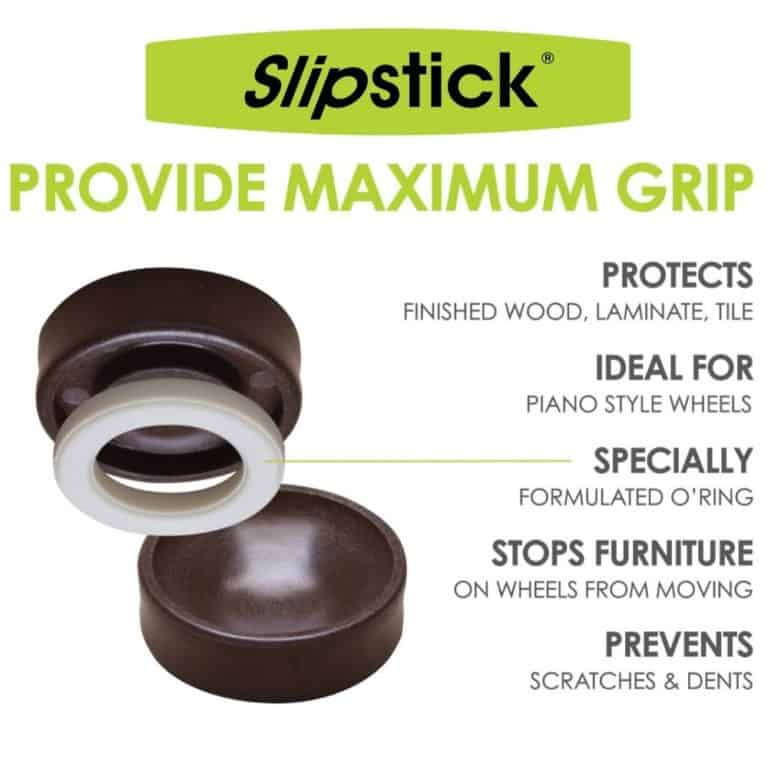 Slipstick Foot Small Castor Cups | Furniture Care Products