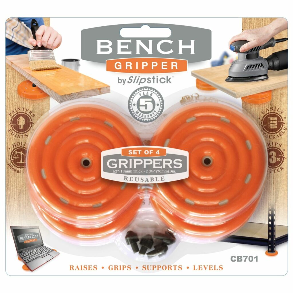 Slipstick CB701 3"- 75mm Universal Bench Grippers 4 Per Pack.