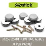 Slipstick Foot Furniture Slider Protector 25mm For Tiles